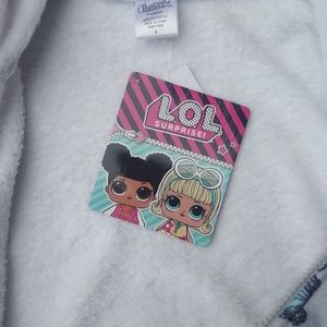 L.O.L. Surprise | Shirts & Tops | Lol Surprise Girls Grey Soft Zipper ...